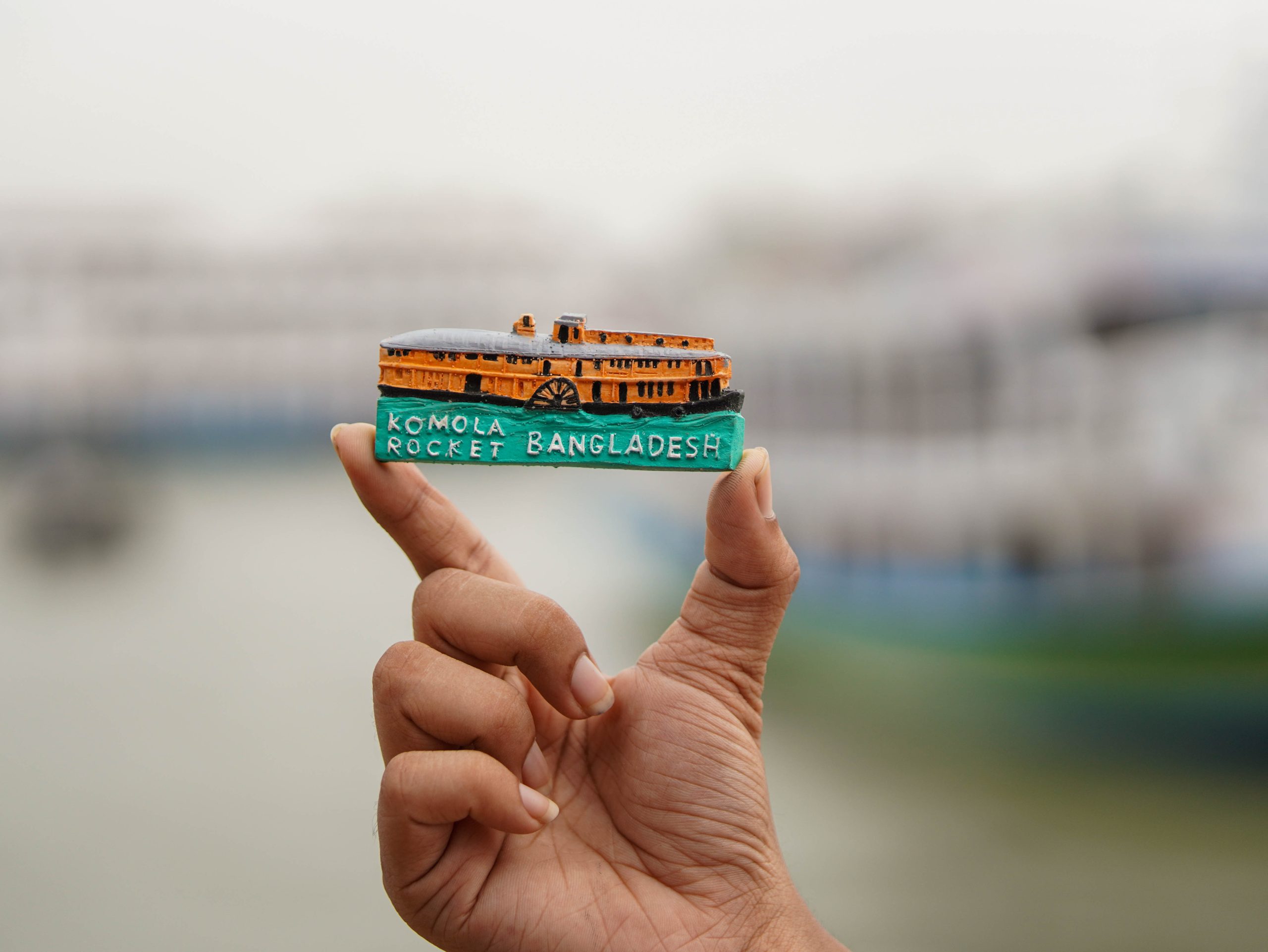 Komola Rocket Fridge Magnet - Hat Bakso